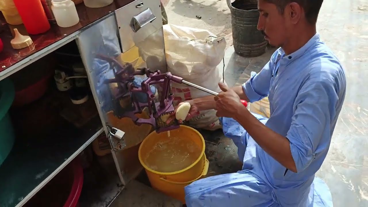 Hard Working Young Boy Selling French Fries | Frainch Fries Recipe ...