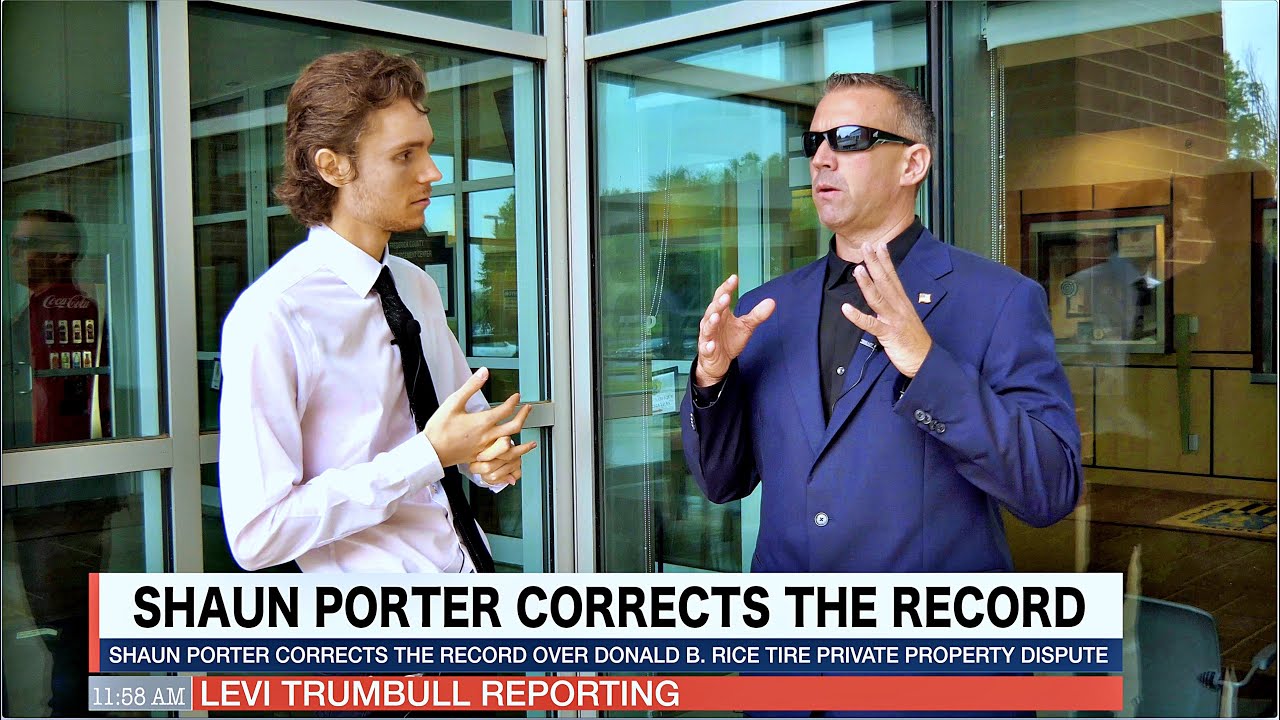 Shaun Porter Corrects The Record Over Rice Tire Private Property ...