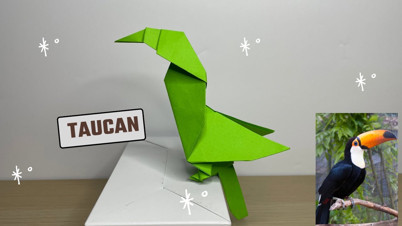 Origami Taucan | How to make origami taucan - YouTube