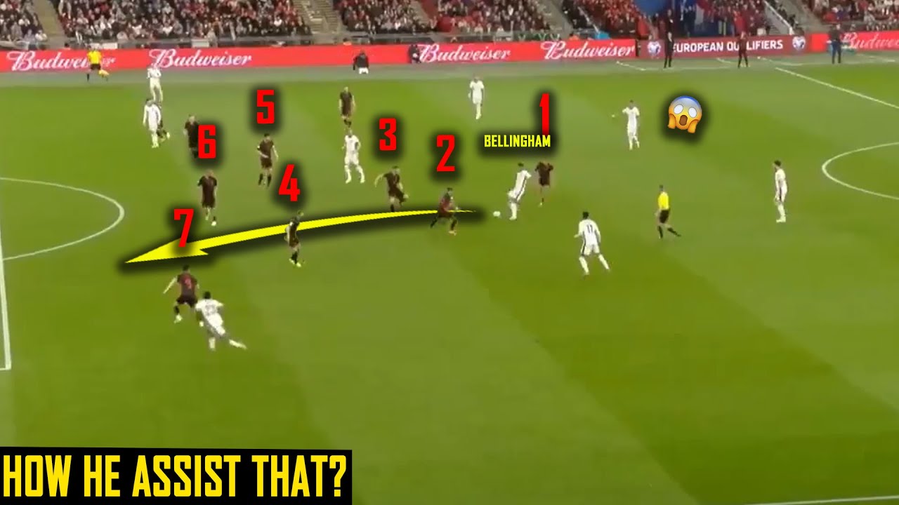 Jude Bellingham’s INSANE Assist 🔥 Bellingham’s Midfield Masterclass vs Albania - YouTube