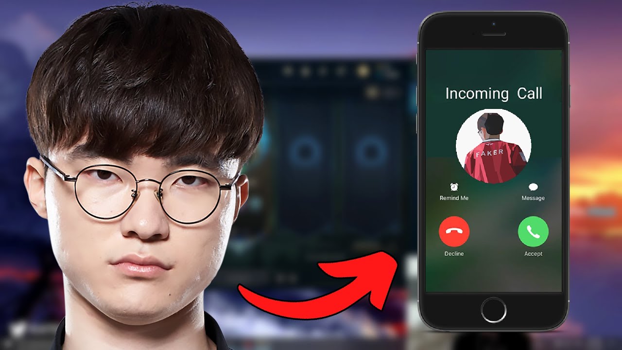 A story of FAKER phone calling KatEvolved - YouTube