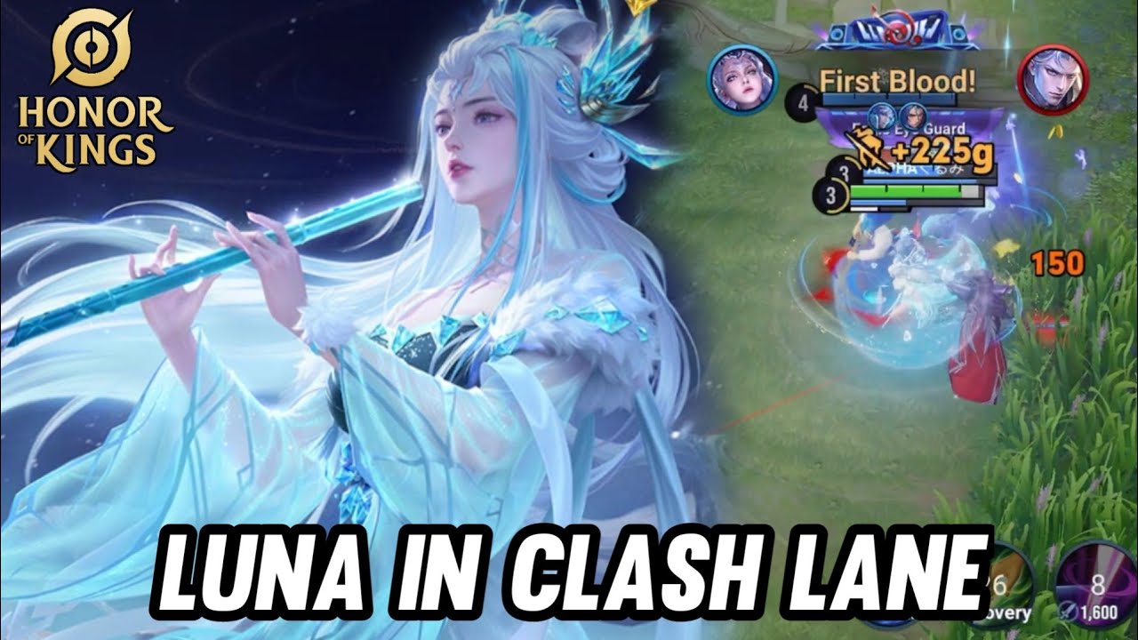 Honor Of Kings (Luna) Luna Clash Lane - YouTube
