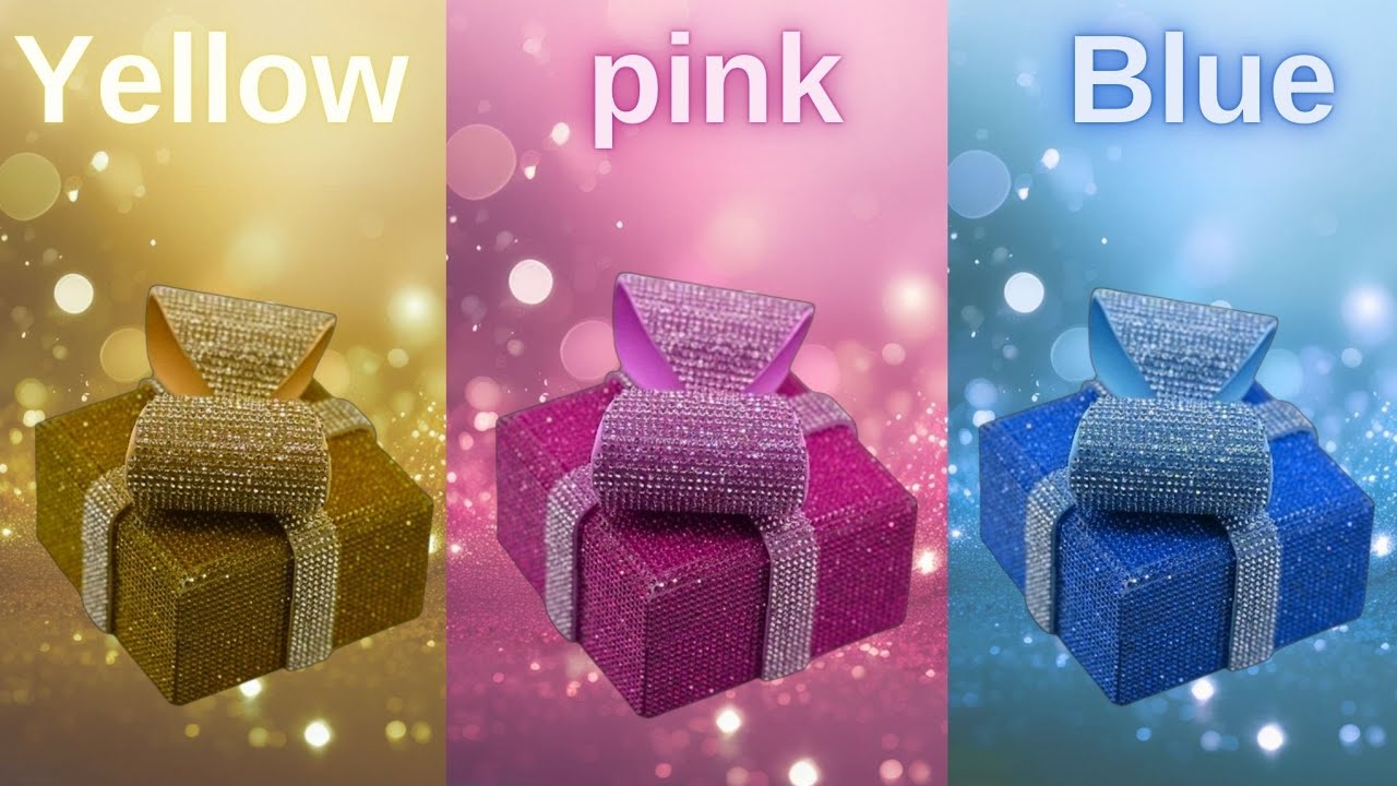 Choose your box 🎁yellow💛pink🩷Blue💙 3giftboxchallenge#chooseyourgiftbox ...