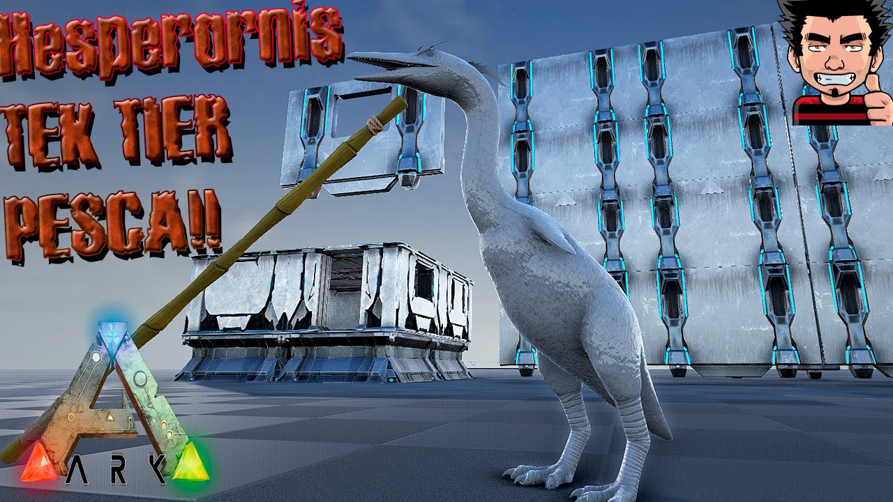 ARK Survival Evolved DEV KIT Hesperornis TEK TIER y PESCA en ARK en ...