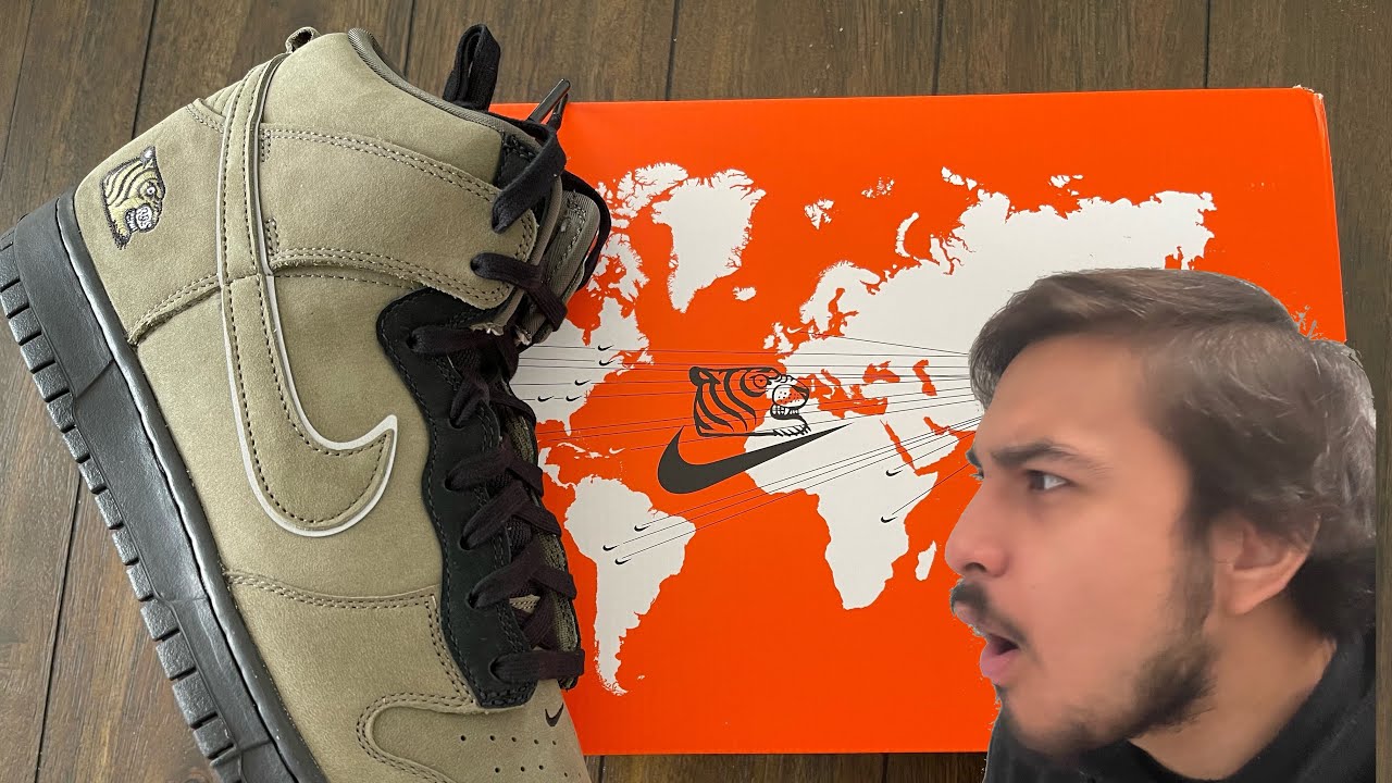 Soul Goods x Nike Dunk High 🐯 In hand detailed Review !! - YouTube