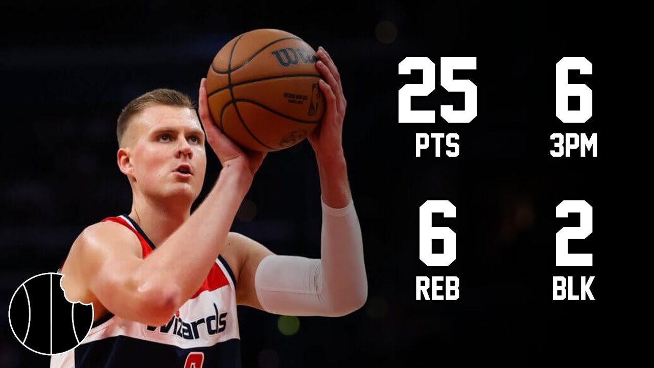 Kristaps Porzingis Highlights | Wizards vs. Grizzlies | 13th Nov 2022 ...