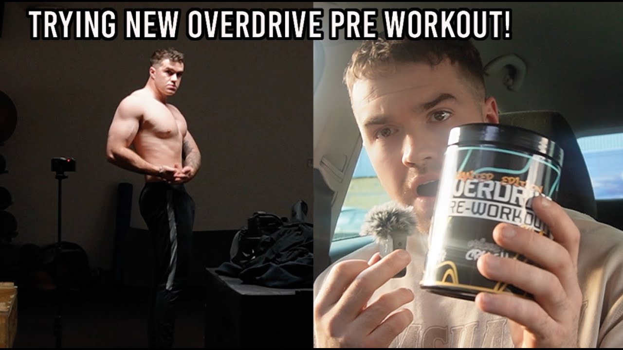 Trying The NEW OverDrive PRE-WORKOUT! (Upper Body Day) - YouTube