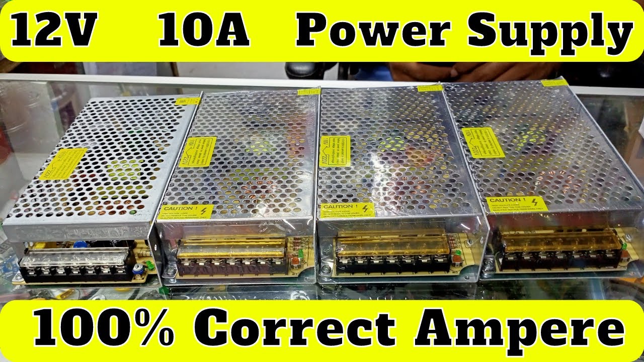 12V 10A Power supply, 220V ac to 12V DC Adapter, 12v 10A power supply ...