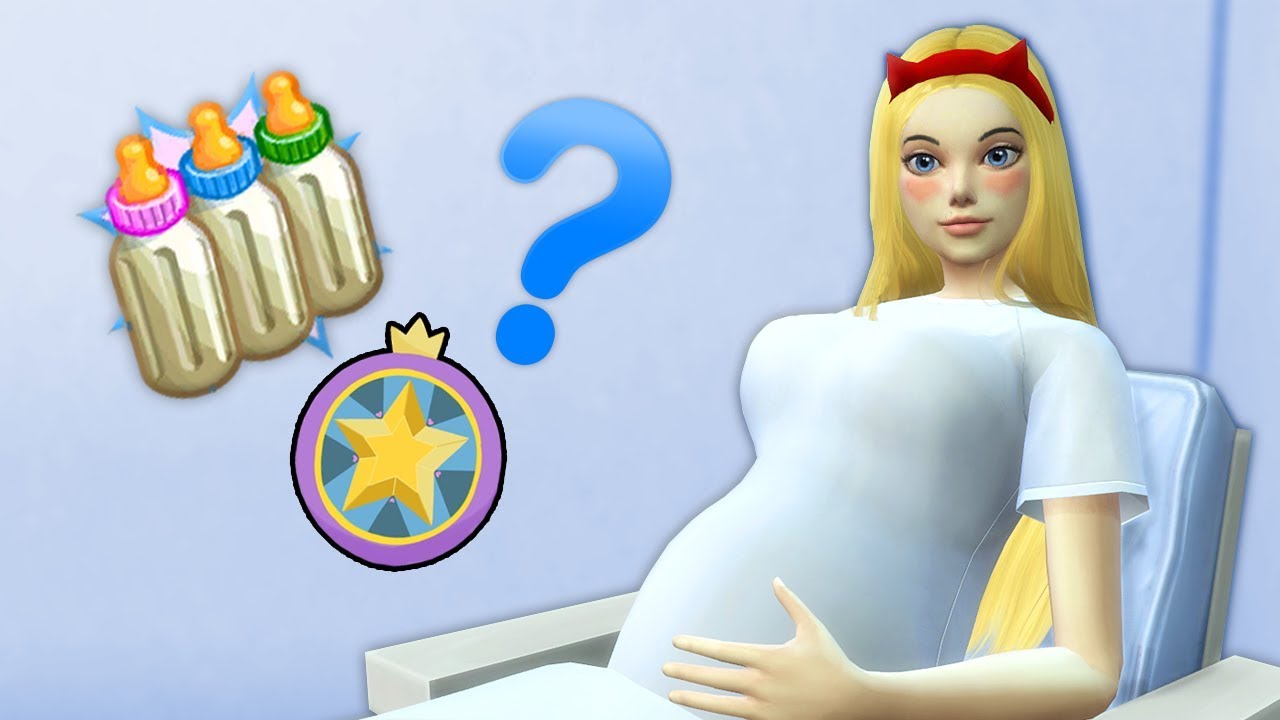 SORPRESA TRIPLE EN EL PARTO DE STAR BUTTERFLY 😱 | SIMS 4 - STAR VS LAS ...