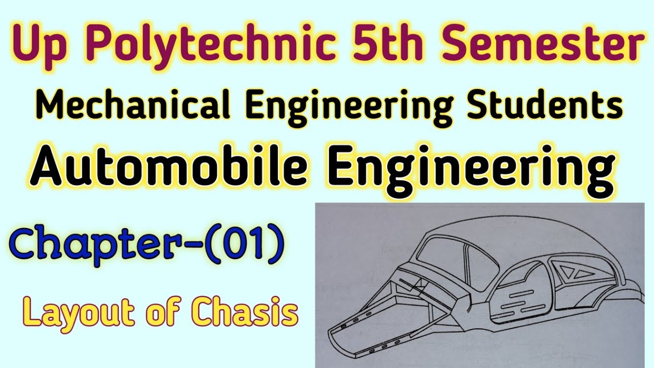 Layout of Chasis. Automobile Engineering. Types of Chasis. Frame and It ...