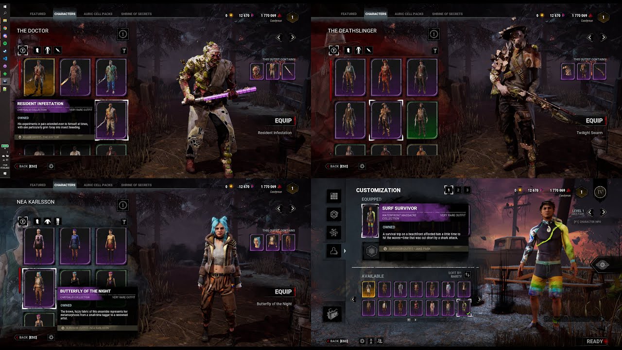 DBD Chapter 24 Store & Event Cosmetics Leaked Visuals - YouTube