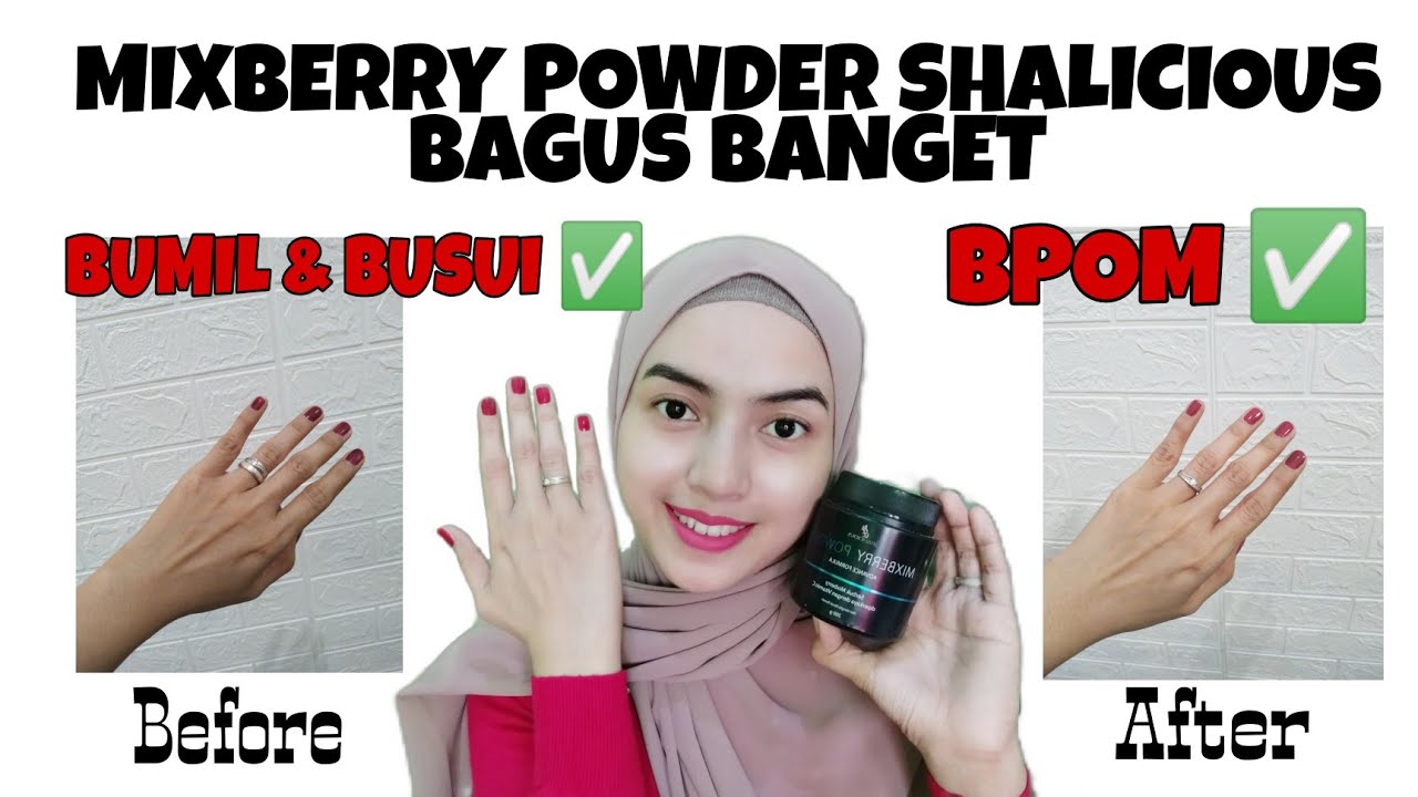 REVIEW MIXBERRY POWDER SHALICIOUS !! AFTER 1 BULAN KONSUMSI !! BAGUS ...