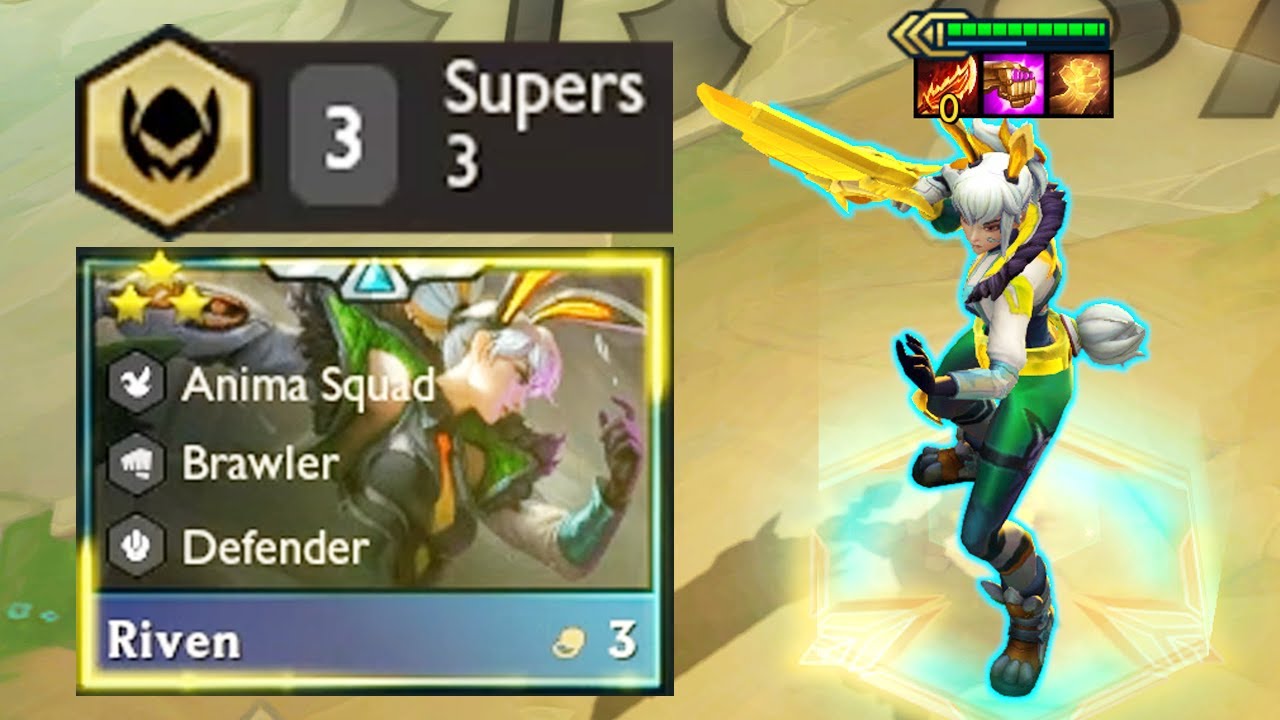 RIVEN 3 SAO SIÊU CARRY META MÙA 8 CỰC KHỎE | DTCL MÙA 8 - YouTube