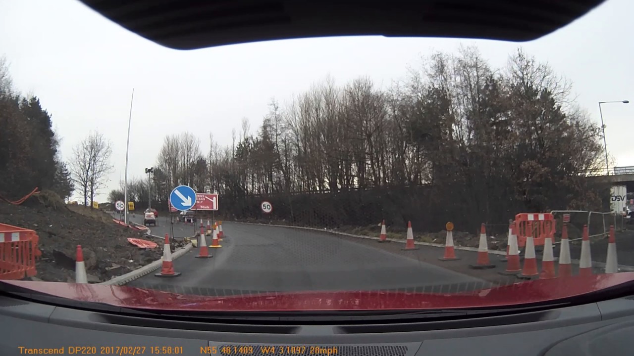 Raith roundabout crazy drivers, OE55 TZM - Lawless Road Planning - YouTube