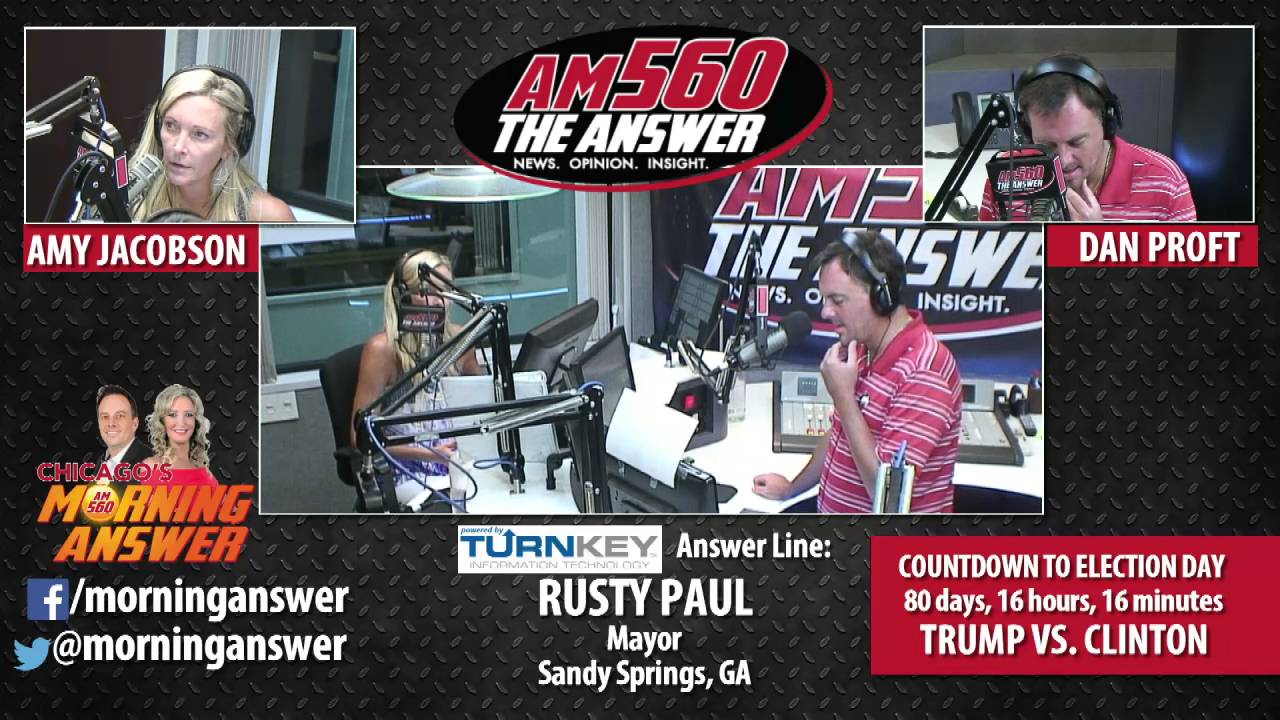 Chicago's Morning Answer - Mayor Rusty Paul - August 19, 2016 - YouTube