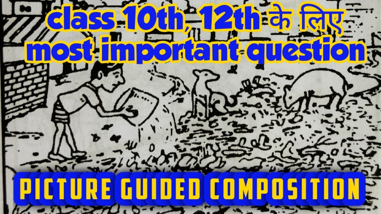 picture guided composition for class 10th and 12th negligence of human ...