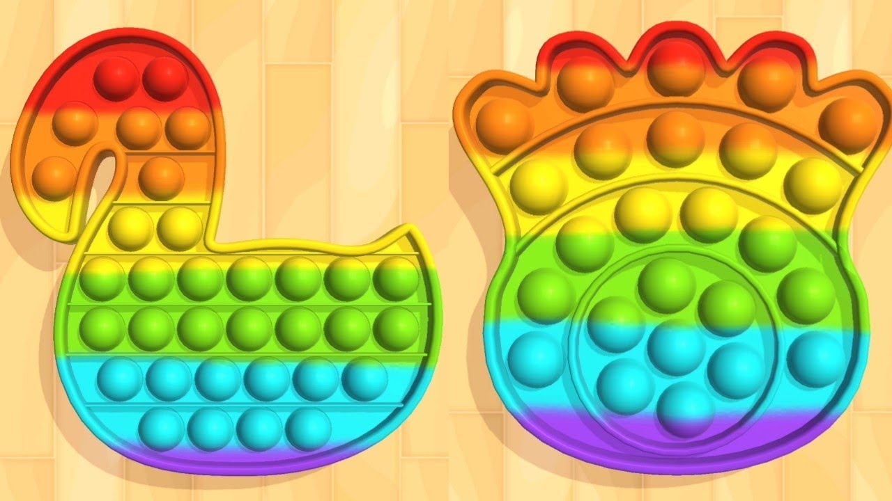 Pop us ! pop it gameplay! very satisfying and relaxing ASMR games - YouTube