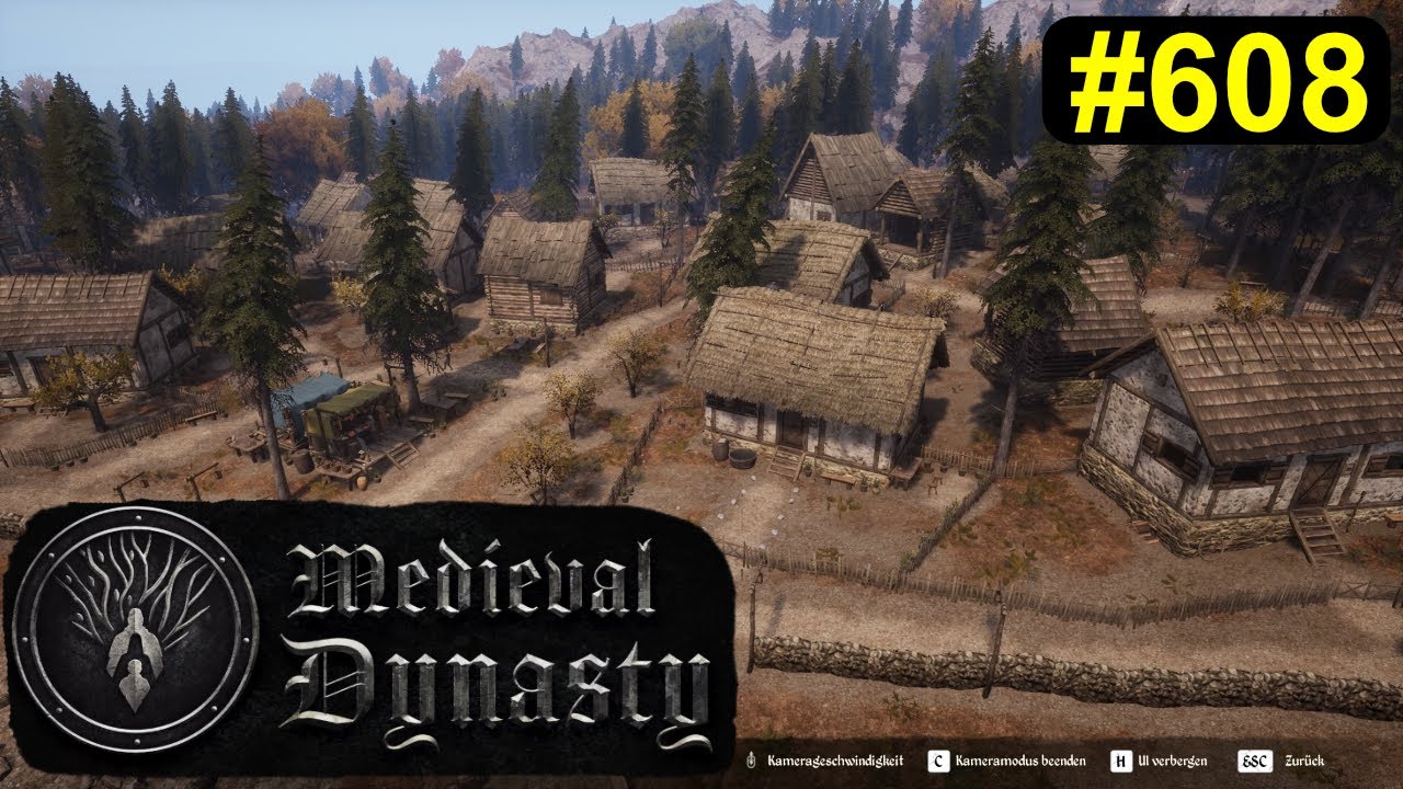 Medieval Dynasty - ein Rundgang durch das Dorf #608 - Deutsch/German ...