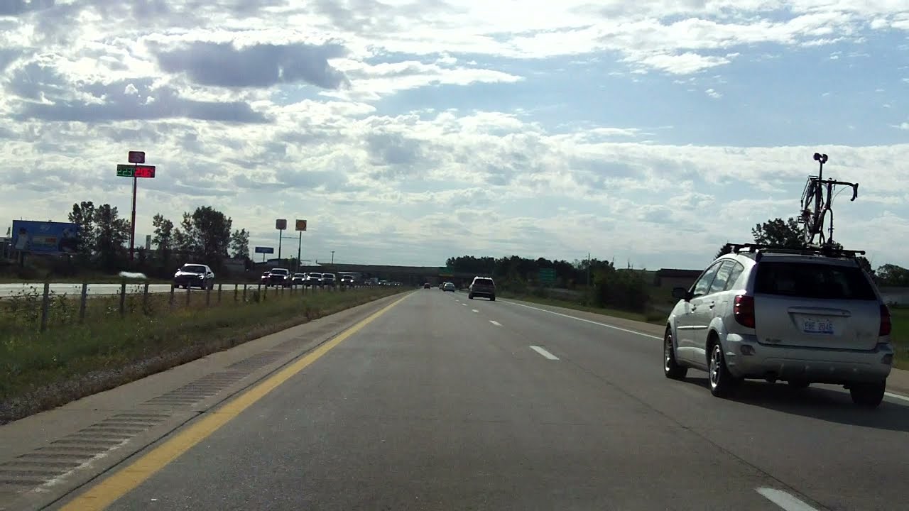 Interstate 96 (Exits 9 to 19) eastbound - YouTube