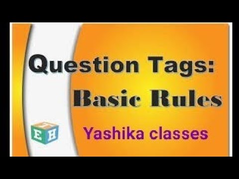 Question tag | basic rules of question tag | English grammar - YouTube
