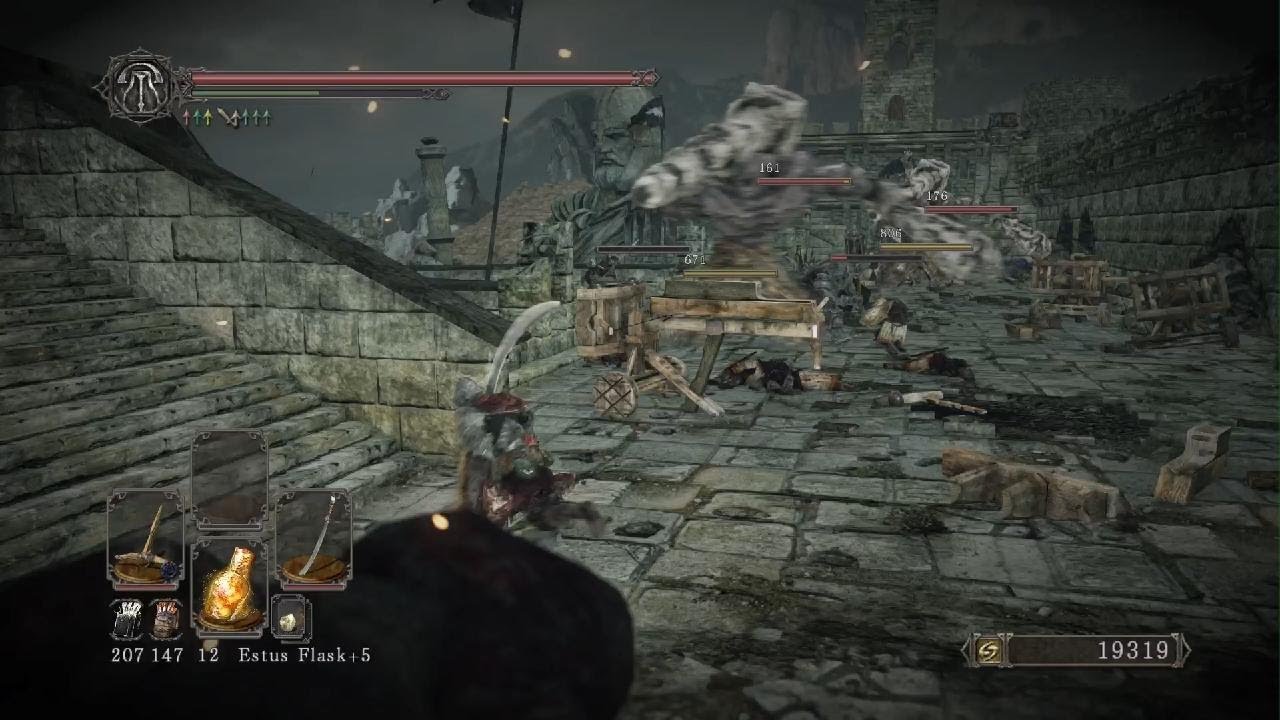 Dark Souls II Alva, The Wayfarer vs Giant Lord - YouTube