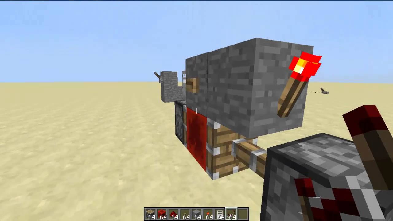 Tutoriales de redstone 1 (Relays y boton que es palanca) - YouTube