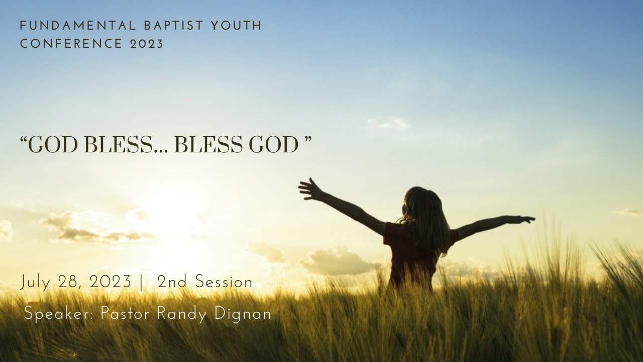 God Bless & Bless God | Pastor Randy Dignan - YouTube