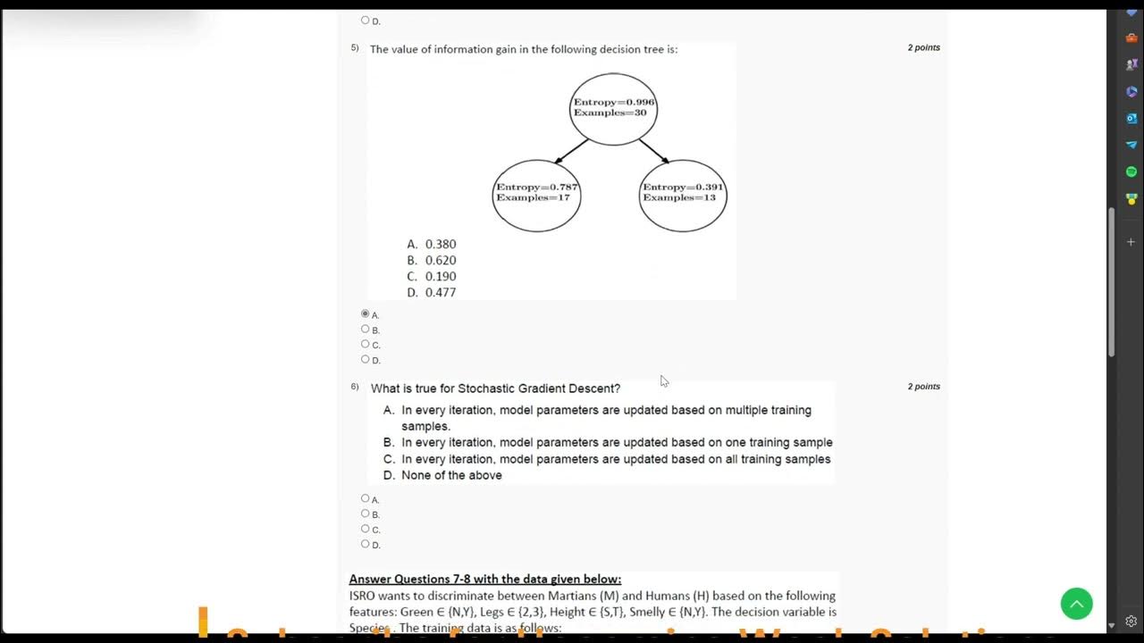 NPTEL Introduction To Machine Learning - IITKGP Week 2 Assignment Solution July 2024 | IIT ...