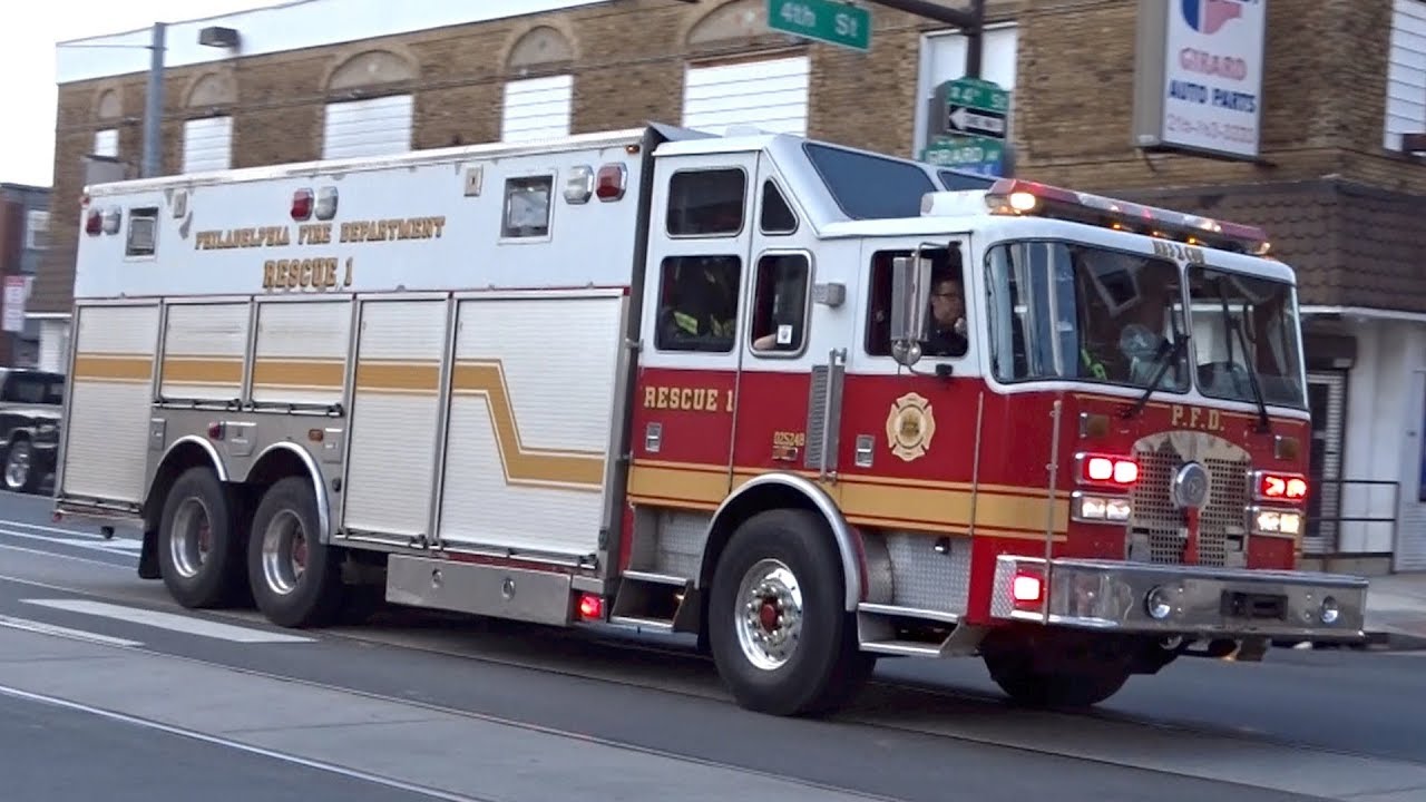 PFD Rescue 1 Responding - YouTube