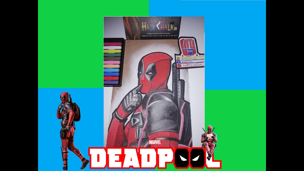 Como Dibujar a DEADPOOL paso a paso Facil/ How to Draw DEADPOOL -speed ...