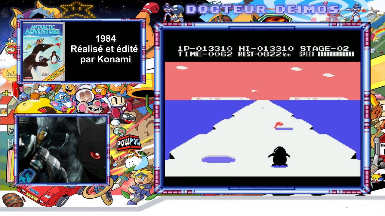 Deimos Plays: Antarctic Adventure (Colecovision) - YouTube