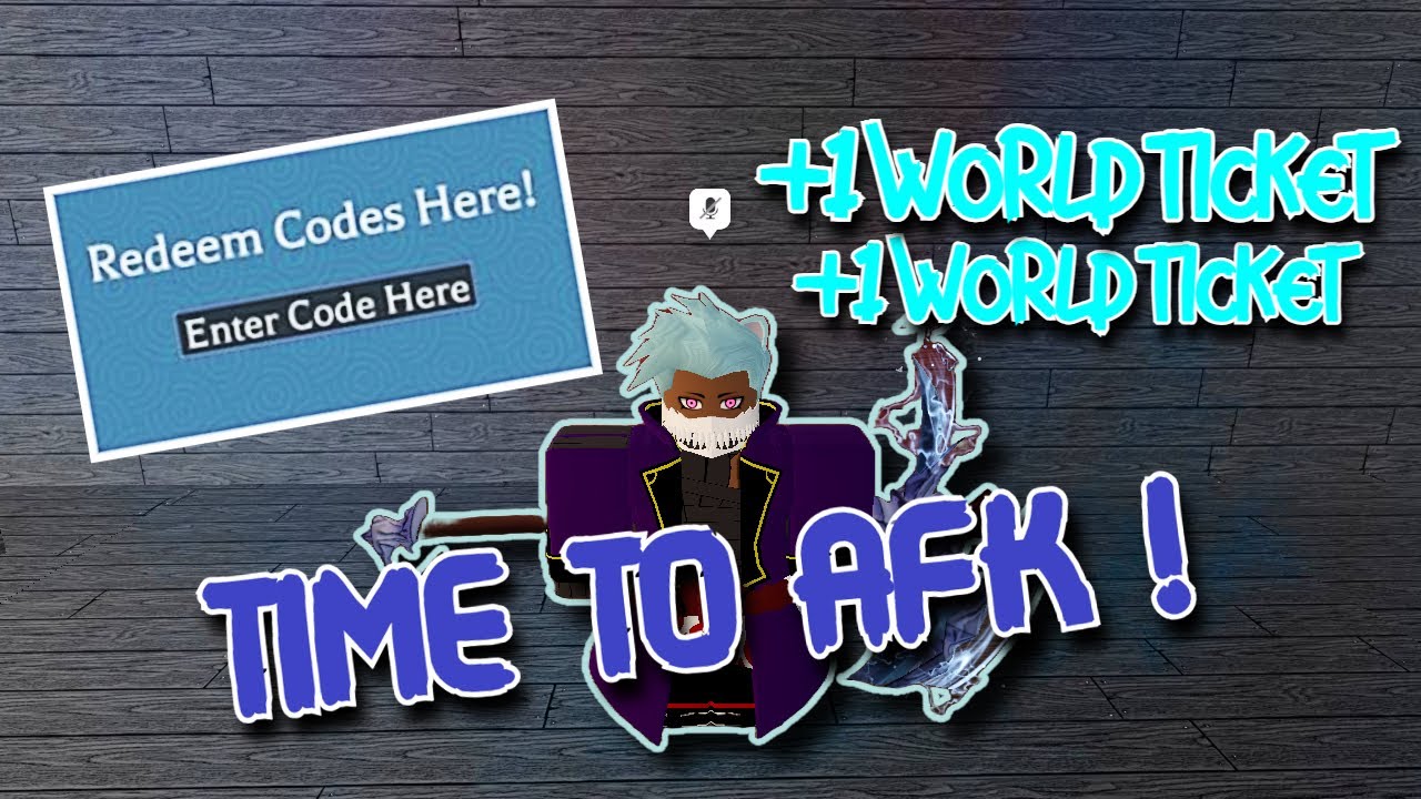 [Type Soul] SETRO''s Code gave FREE WORLD TICKETS (code expired!) - YouTube