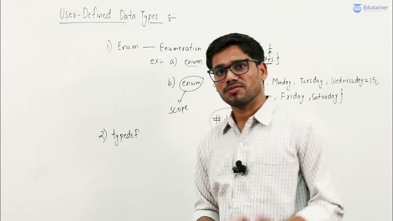 3 user defined data type - YouTube