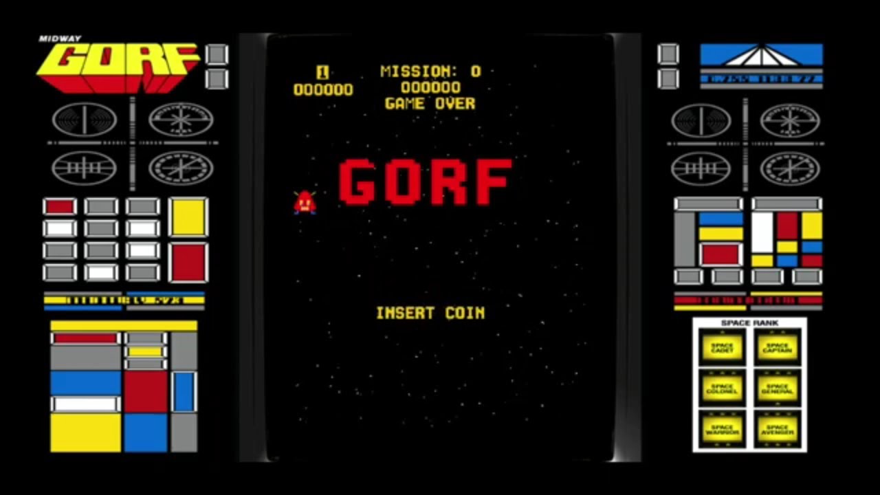 GORF Retro Arcade vs Atari 2600 vs Atari 5200 vs Colecovision - YouTube