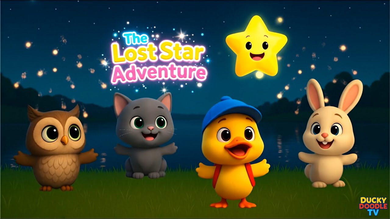 The Lost Star Adventure 🌟 | Ducky Doodle & Friends | Fun Kids Song ...