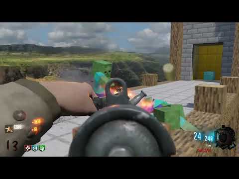cod bo3 minecraft castle custom map with gun game mod - YouTube