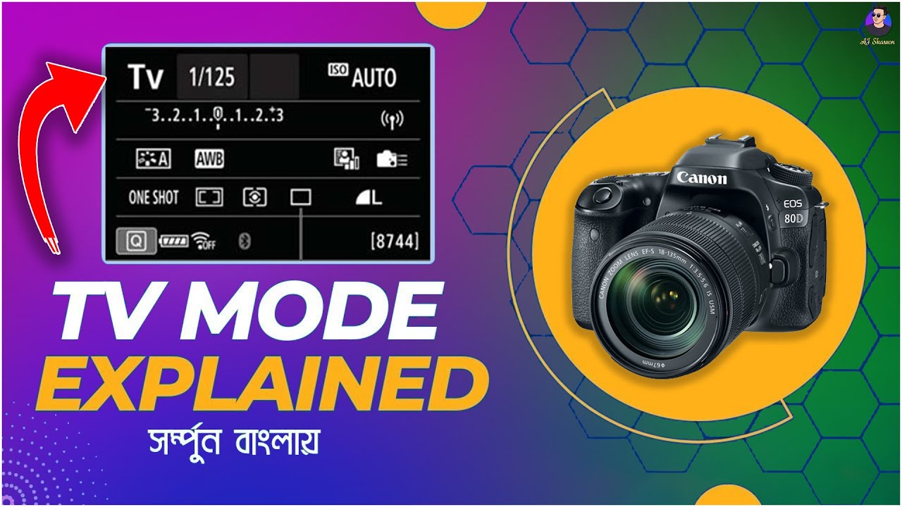 নতুনদের জন্য Best DSLR Camera Mode | SHUTTER PRIORITY MODE in DSLR Camera | How to Use Tv Mood ...