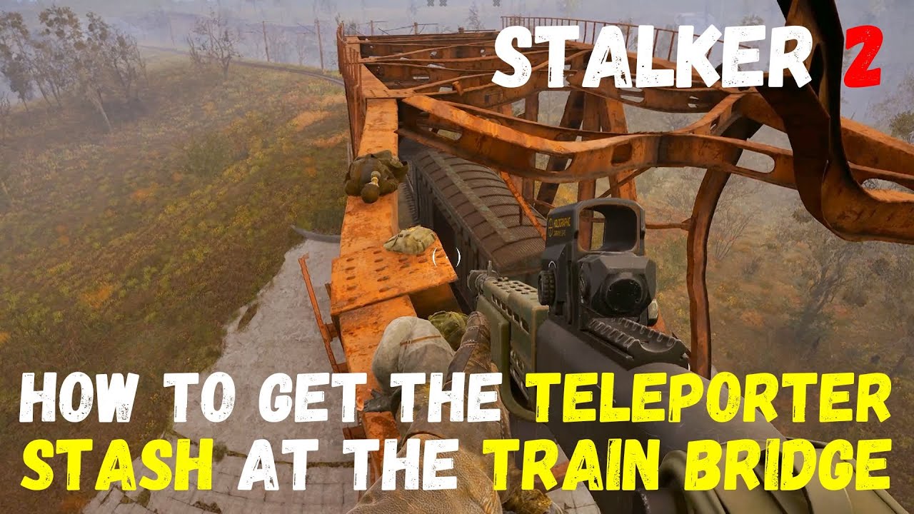 How to get the SECRET TELEPORTER STASH at the Train Bridge in the ...