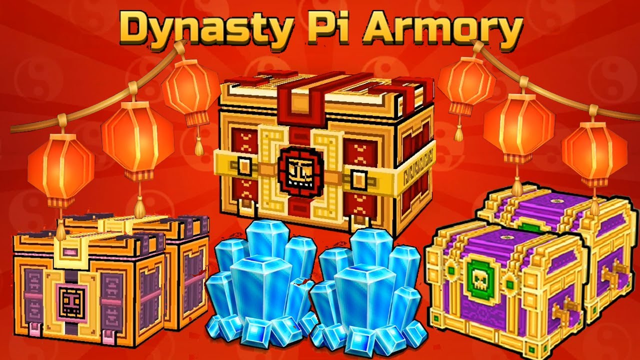 Pixel Gun 3D - Big Opening Chests *Dynasty Pi Armory* (Open Chests ...
