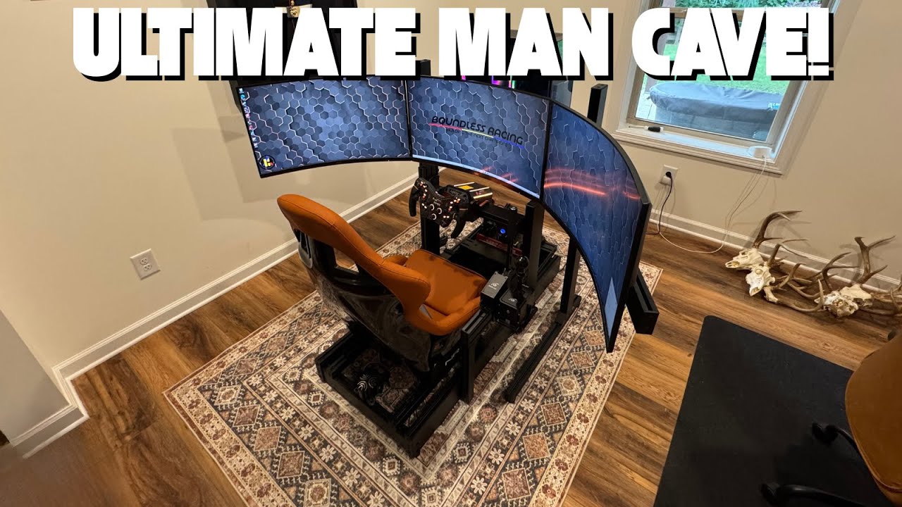 The Ultimate Man Cave Addition! | Sim Racing - YouTube