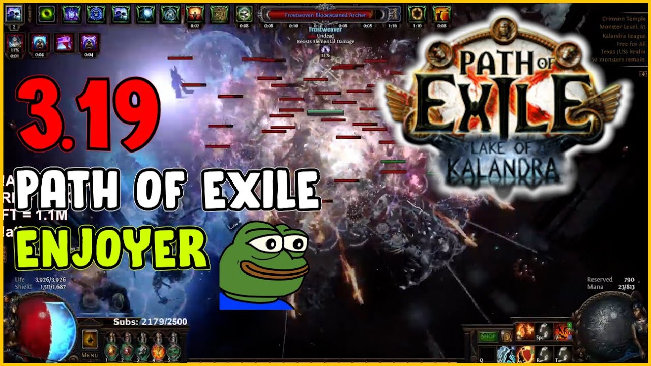 ⚡ POE 3.19 ⚡ Pohx - Path of Exile Enjoyer - YouTube