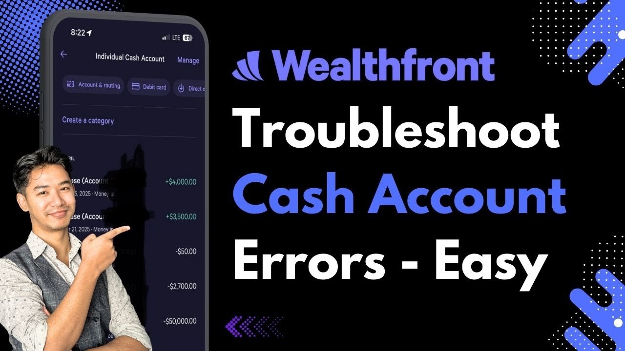 Wealthfront "Cash Account" Errors: Quick Troubleshooting ! - YouTube