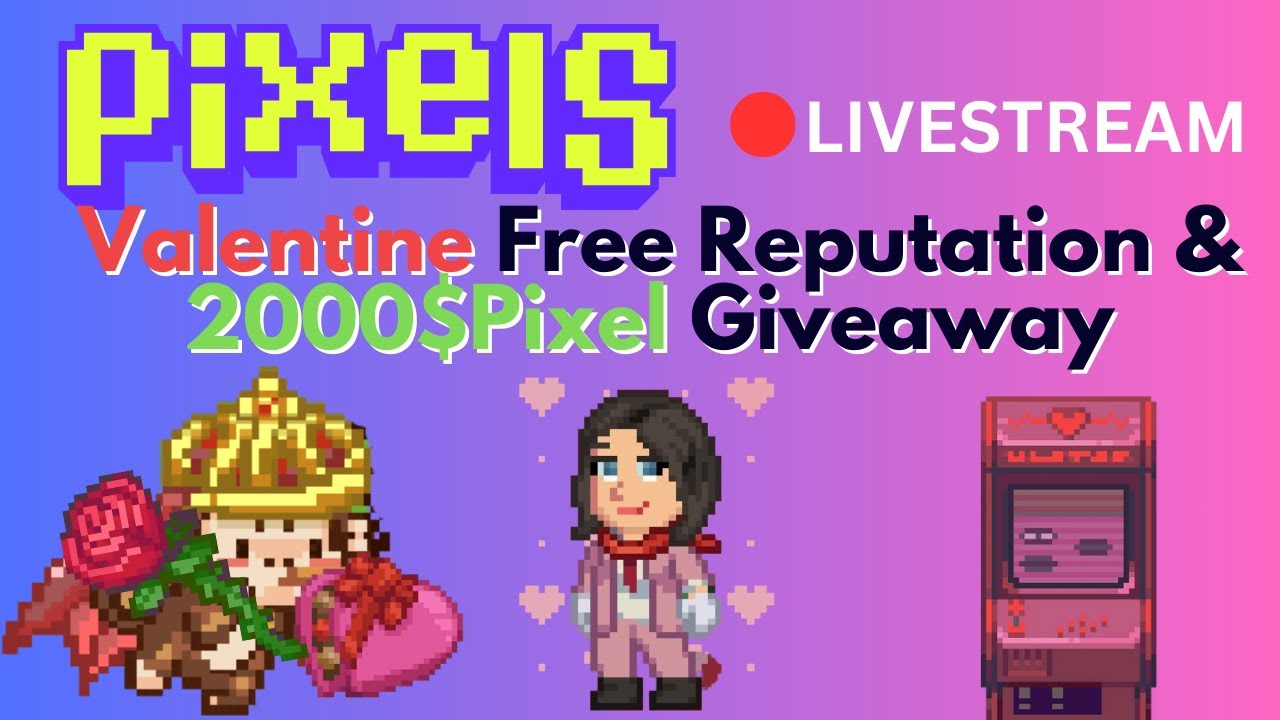 Valentine Event Reputation Quests and Huge Pixel Giveaway - YouTube