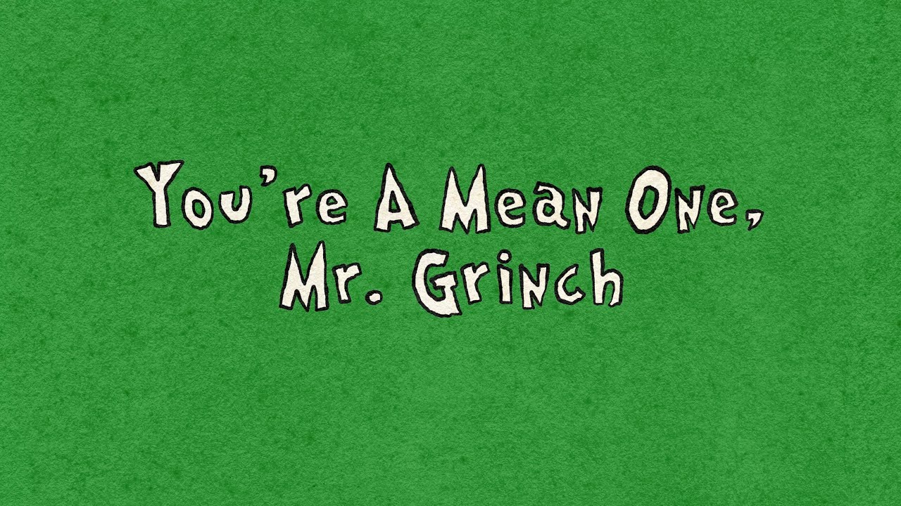 The Louis McDonald Trio - You're A Mean One, Mr. Grinch - YouTube