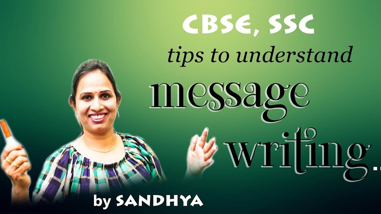 How to write a Message || Message writing || Format, , Sample , and ...