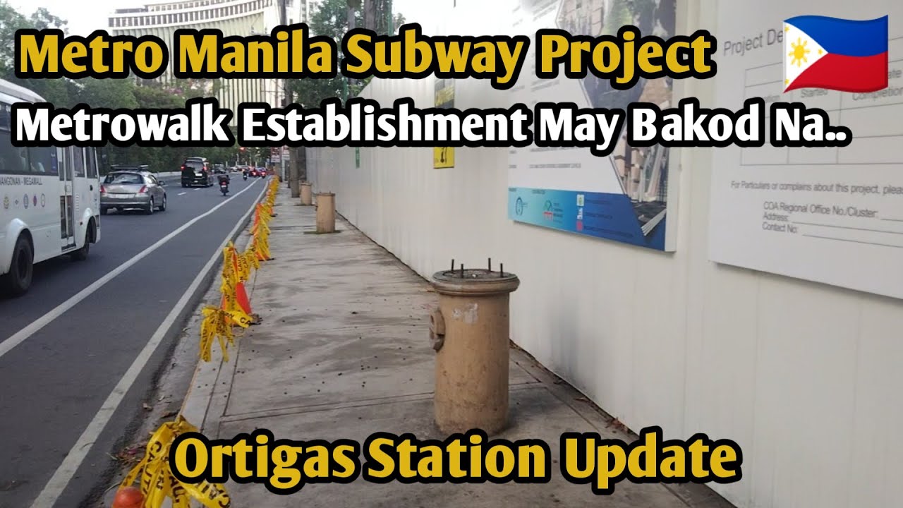 Metro Manila Subway Project | Ortigas Station Update 01.07.2024 - YouTube