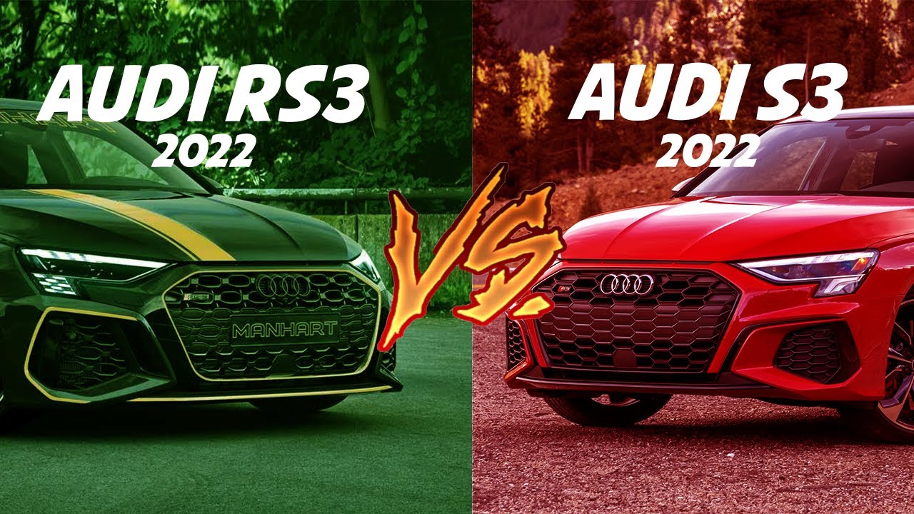 AUDI RS3 VS AUDI S3 2022 - Car Comparison - YouTube