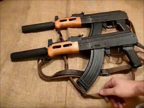draco mini pistol ak-47 with silencer video - YouTube