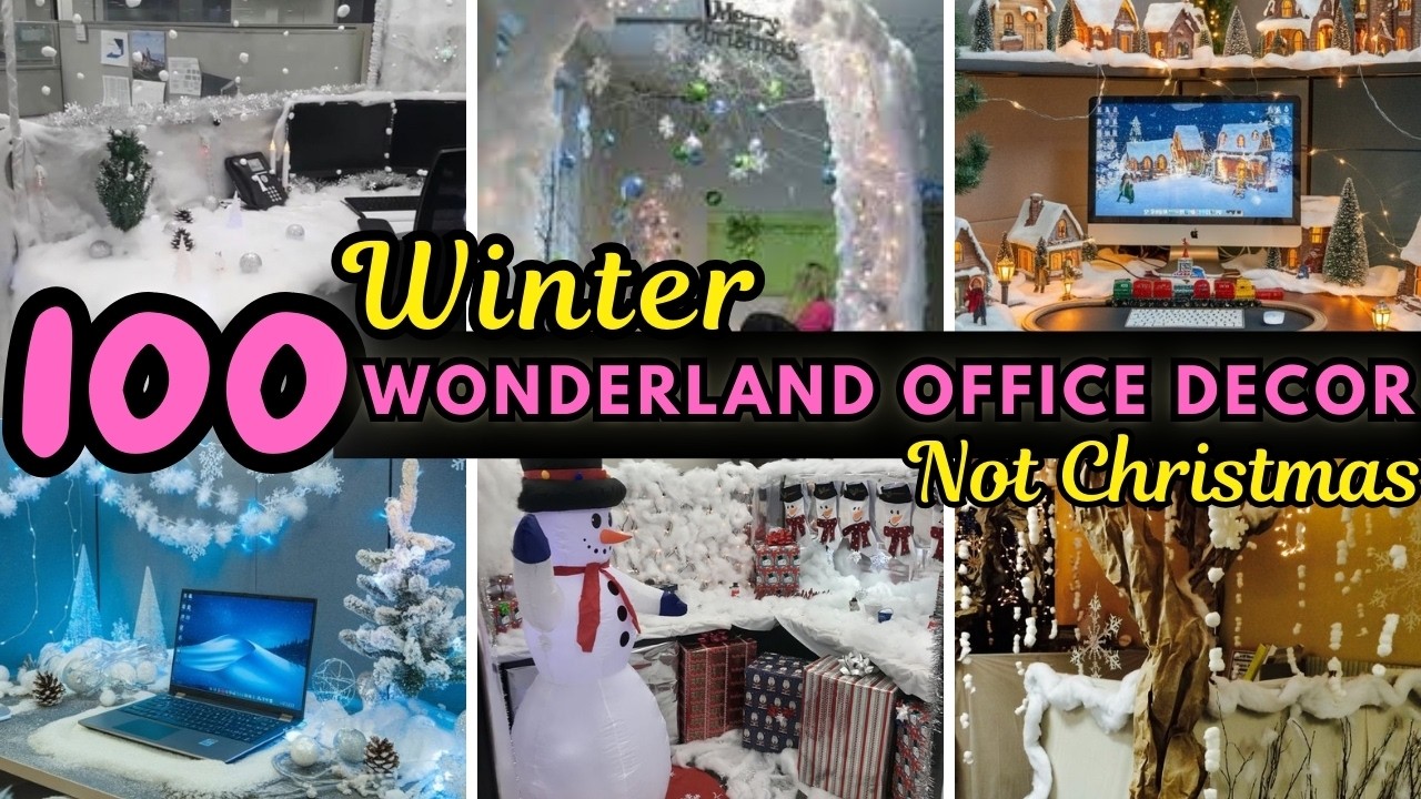️ 107+ DIY Elegant Winter Wonderland Office Decorating Ideas 2025 💼 ...