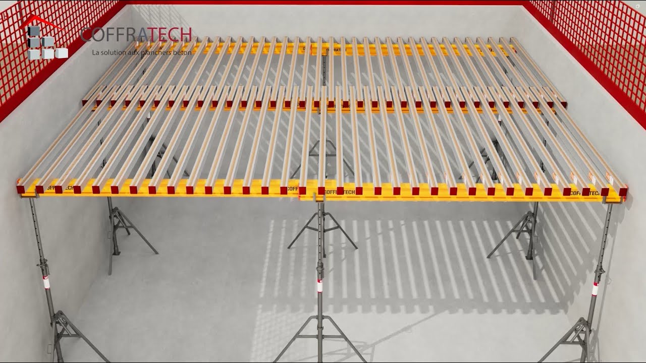 Coffrage traditionnel TRADITEK - Mode opératoire - COFFRATECH - YouTube